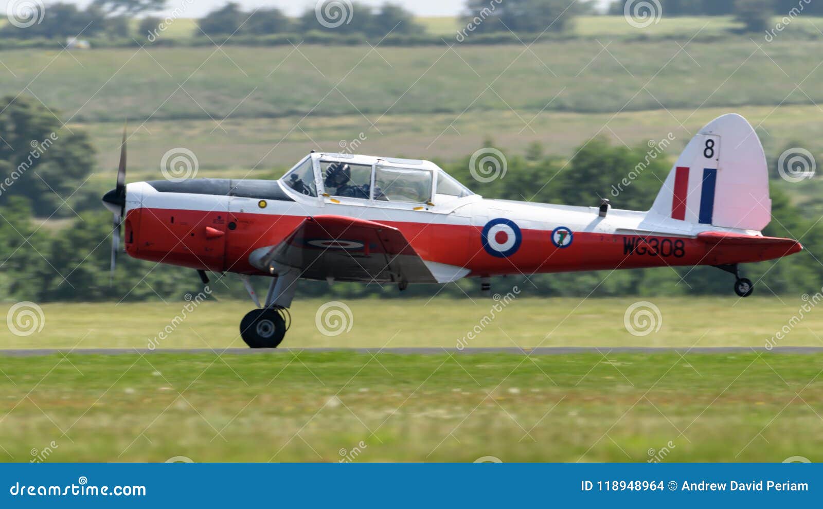 RAF Chipmunk Training Aircraft Editorial Stock Image - Image of ...