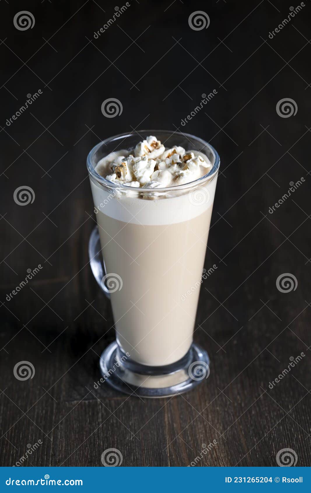 Raf Coffee Made from Espresso Coffee Stock Photo - Image of caffeine ...