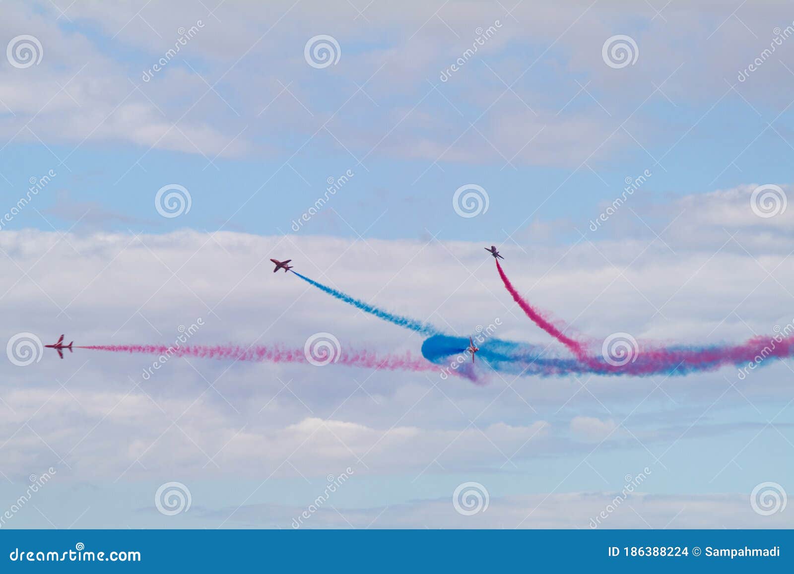 RAF Red Arrow Display Editorial Image | CartoonDealer.com #186388016