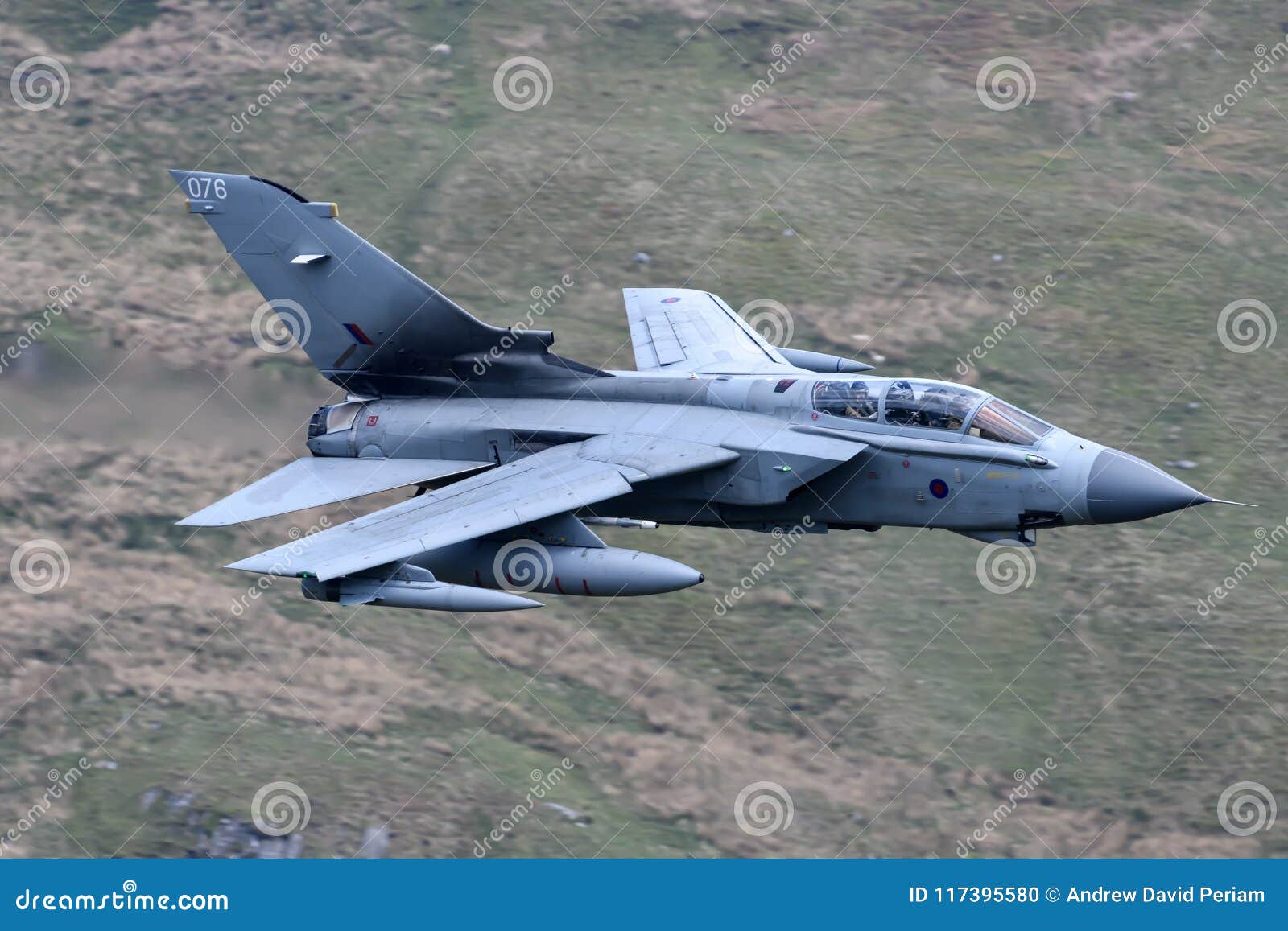 RAF Tornado GR4 Flying Through The Mach Loop Editorial Image ...