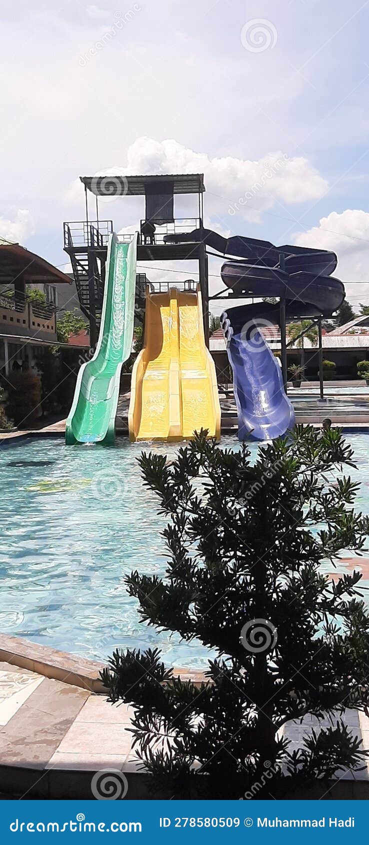 Rafena Waterpark rumbai stock image. Image of waterpark - 278580509