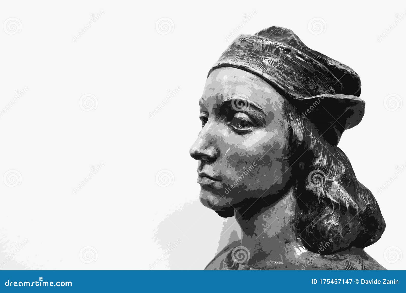 Raffaello Sanzio, Known As Raphael. Copy Space on the Background ...