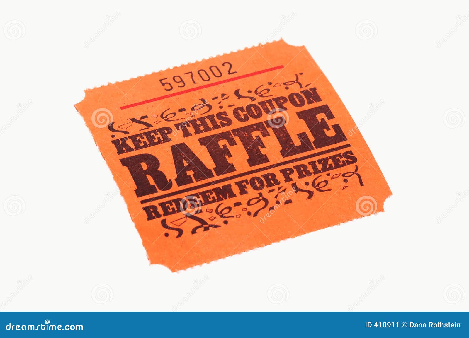 Raffle Ticket stock image. Image of coupon, game, prize - 410911