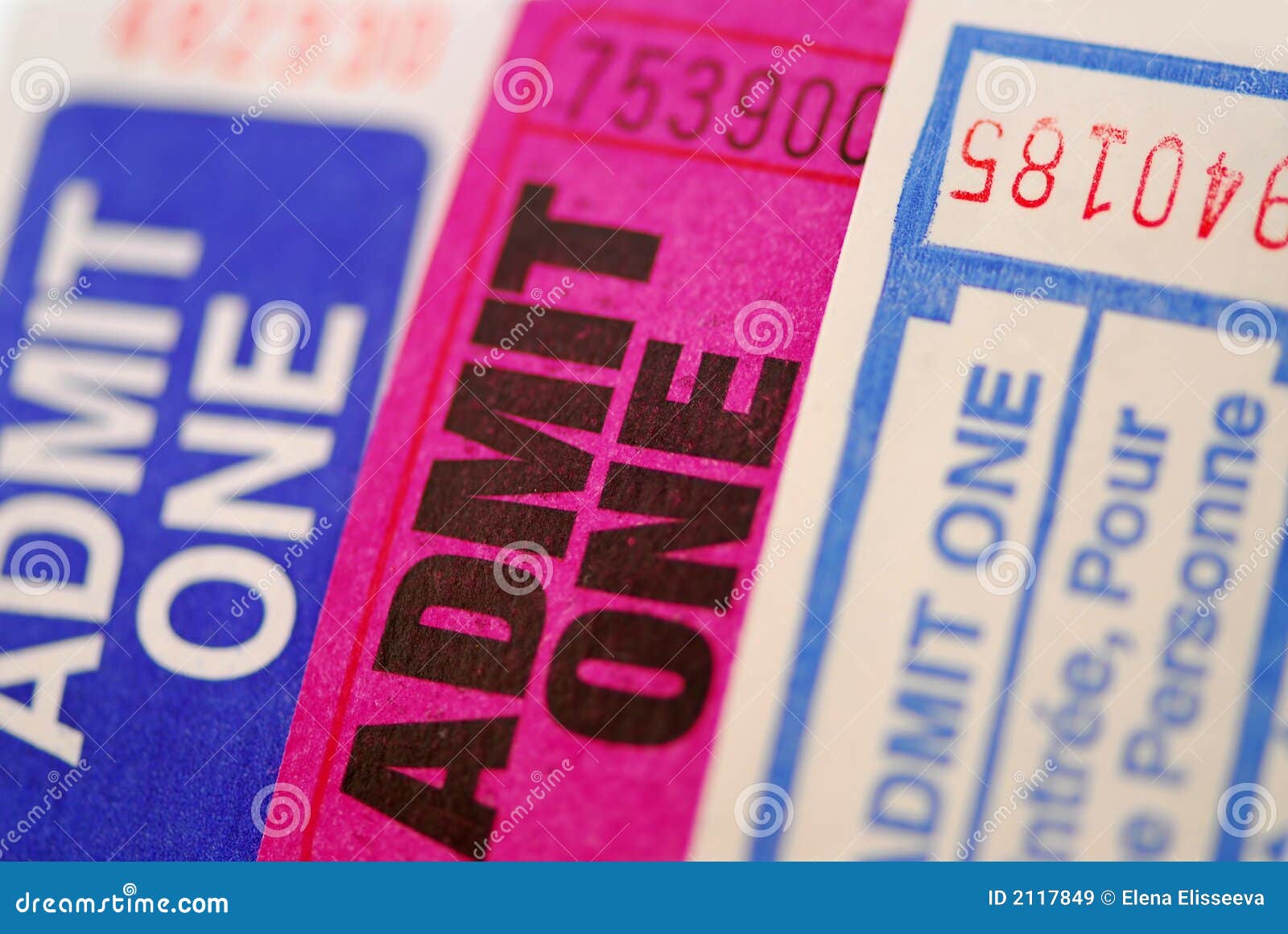 Raffle tickets stock image. Image of luck, movie, draw - 2117849