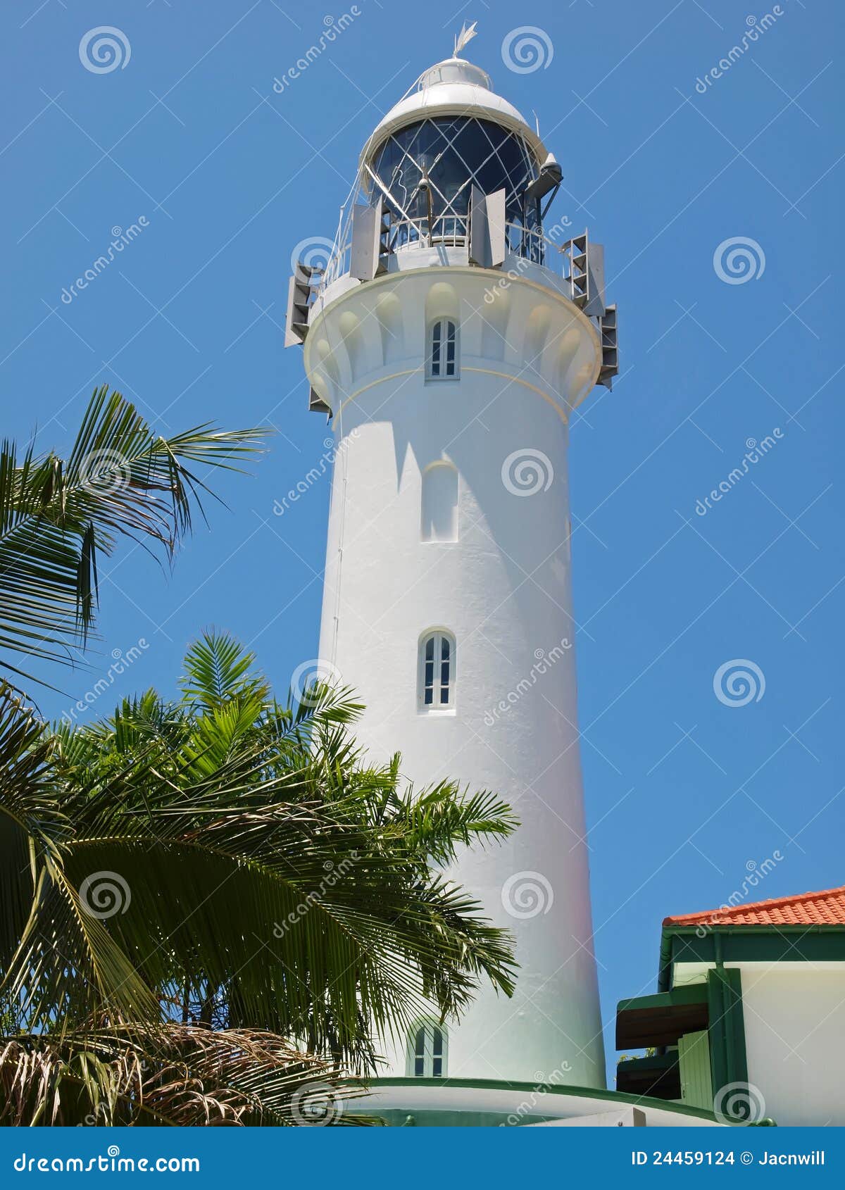 Raffles Lighthouse stock photo. Image of raffles, indication - 24459124