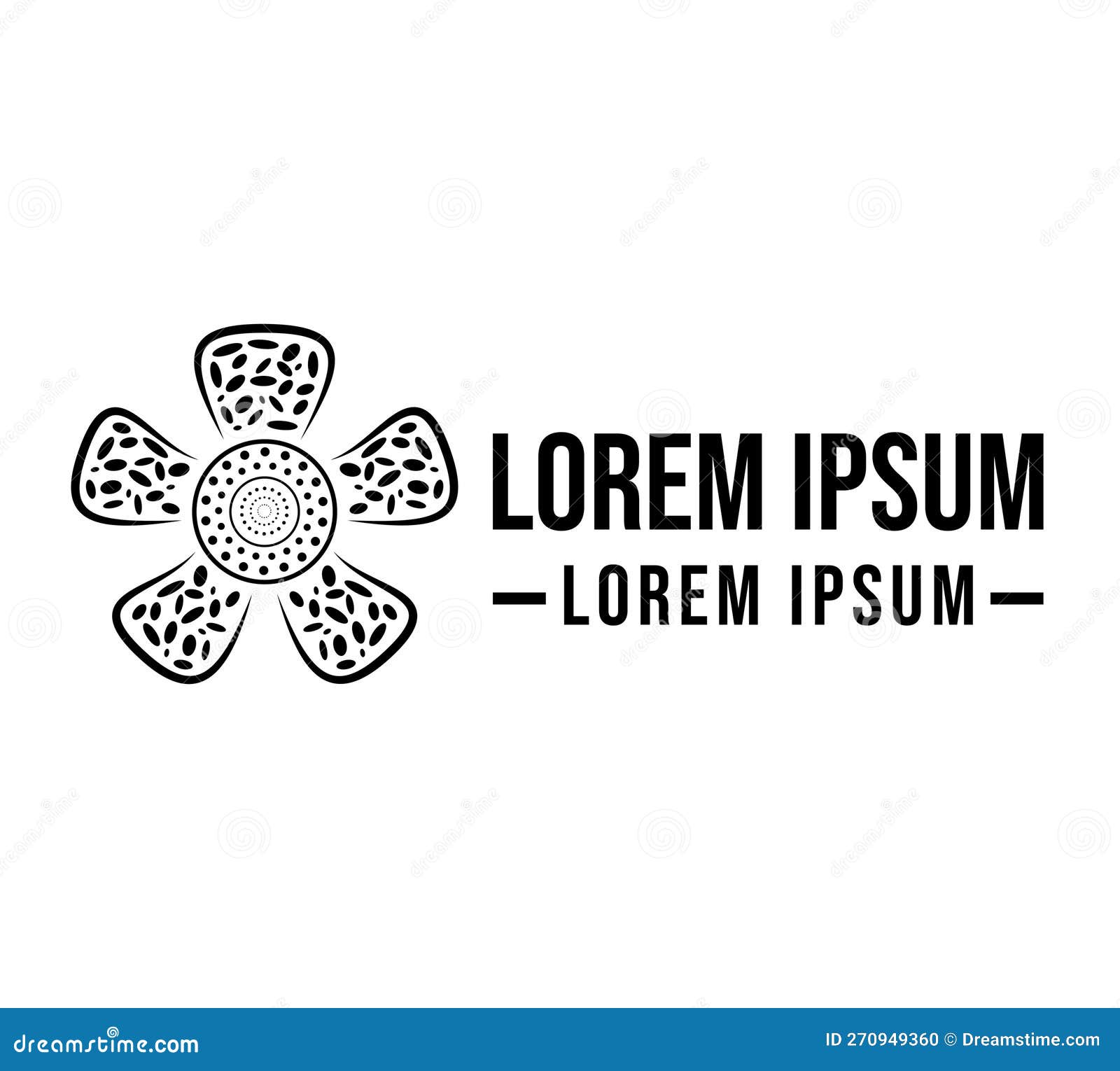 Rafflesia Arnoldi Flower Logo Isolated Stock Vector - Illustration of ...