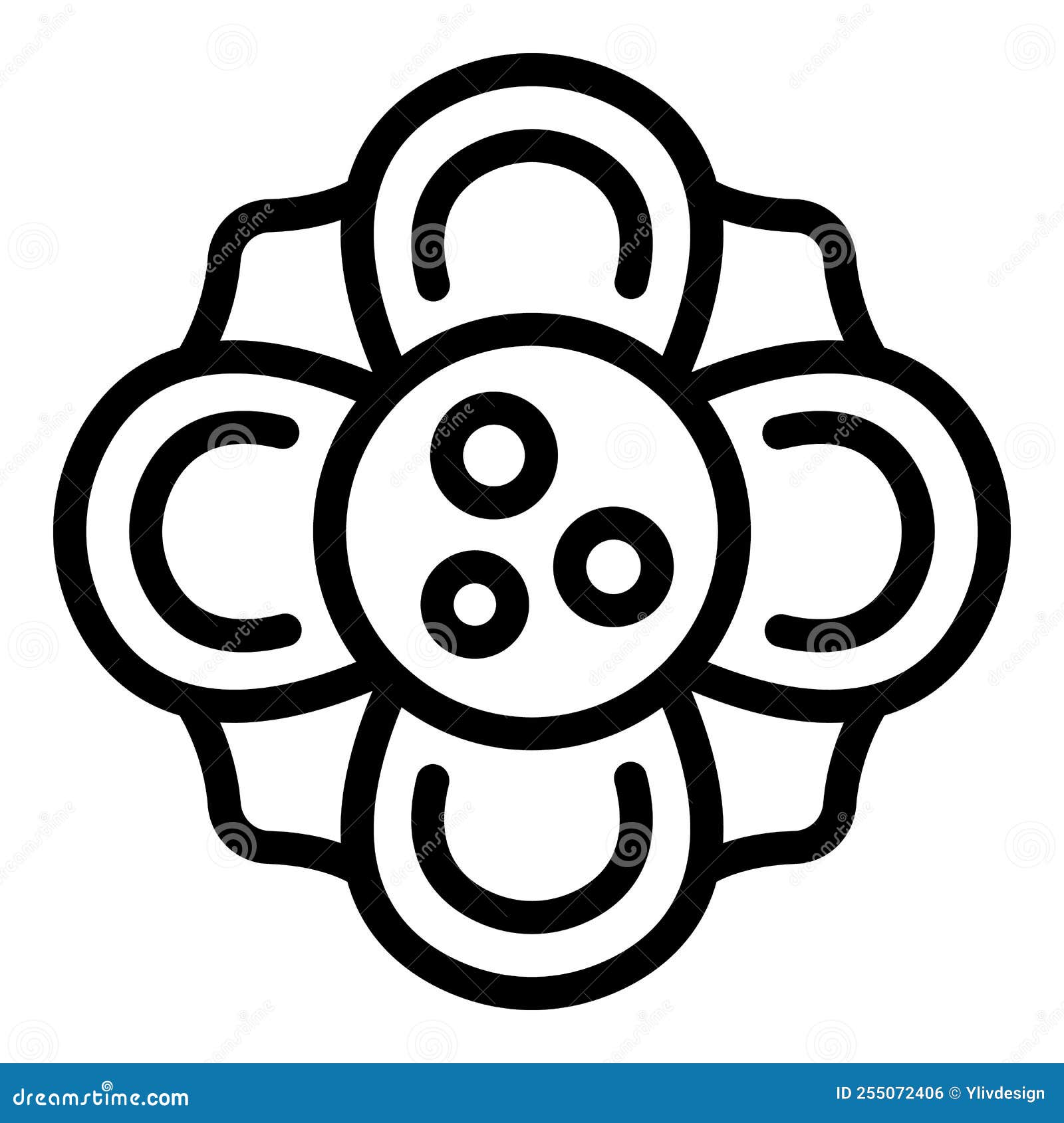 Rafflesia Plant Icon Outline Vector. Flower Tropical Stock Vector ...