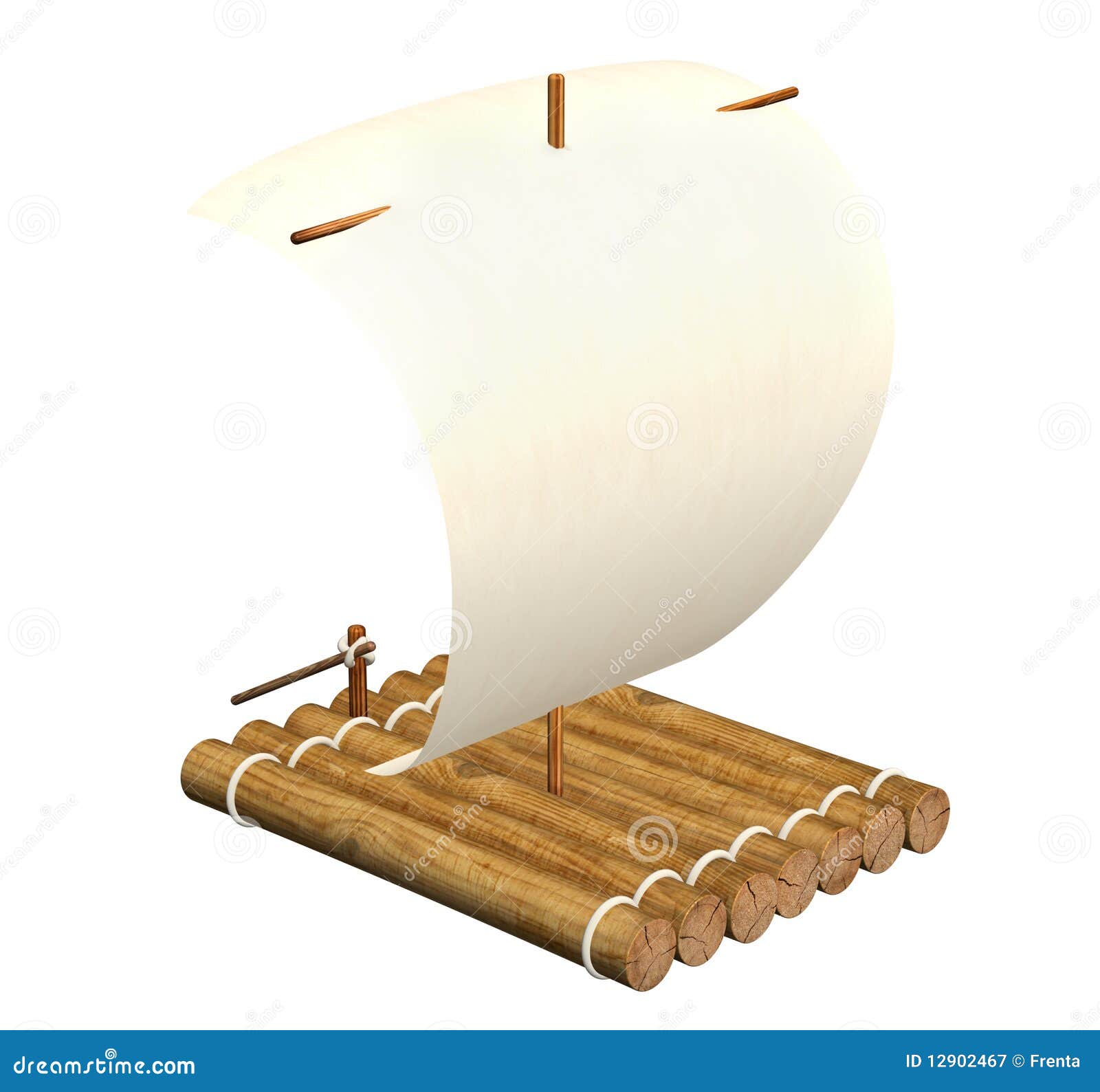 Raft stock illustration. Illustration of self, craft - 12902467
