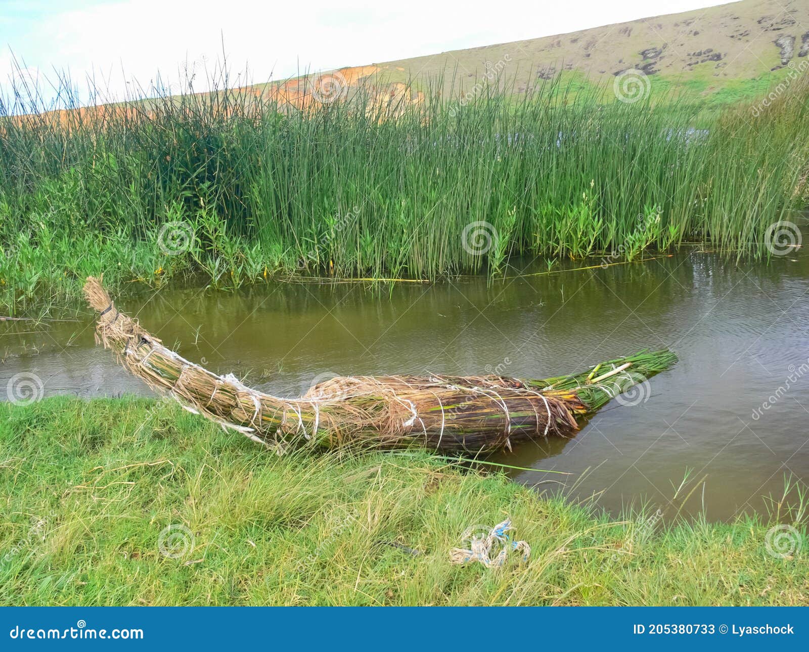 Raft Made Of Recycled Plastic Bottles Stock Photography | CartoonDealer ...