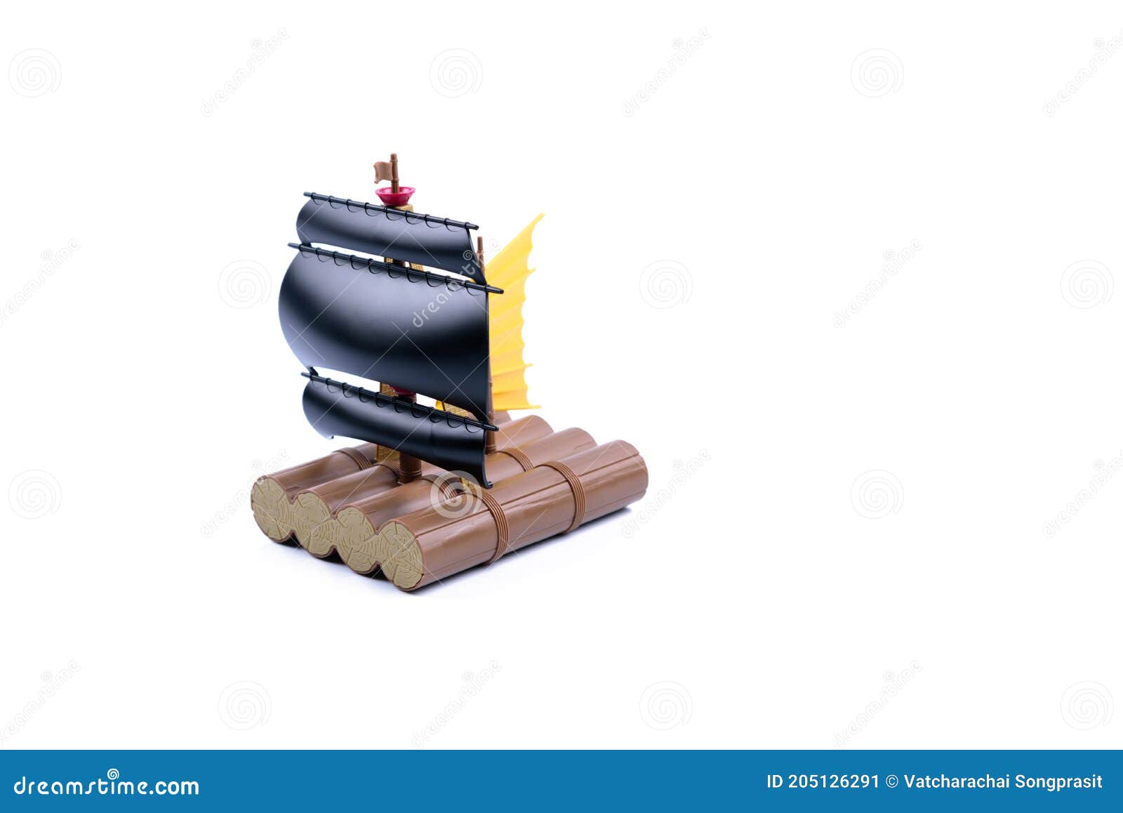 Raft Made Of Recycled Plastic Bottles Stock Photo | CartoonDealer.com ...