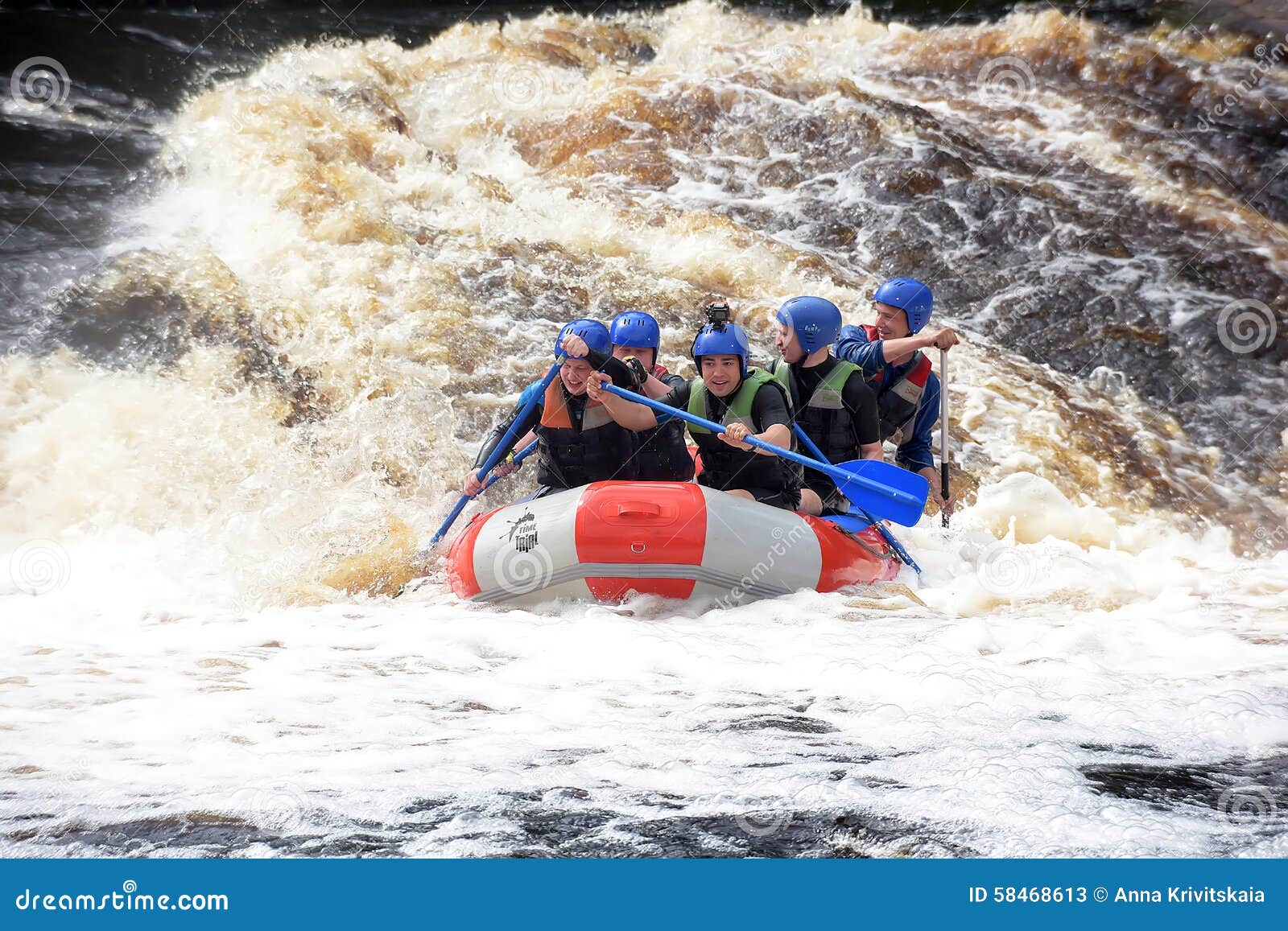 Raft the rapids editorial stock photo. Image of activity - 58468613
