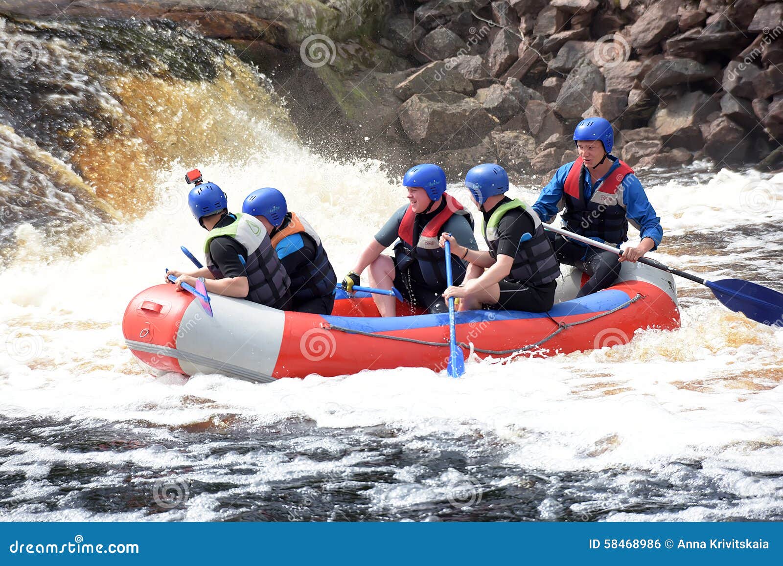 Raft the rapids editorial photo. Image of danger, camera - 58468986