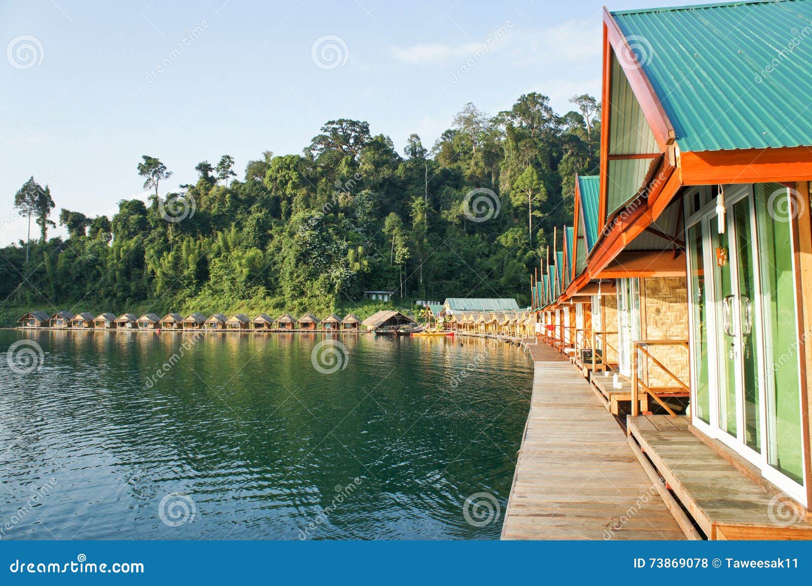 Raft for Resting in Vacation Time Stock Photo - Image of vacation ...