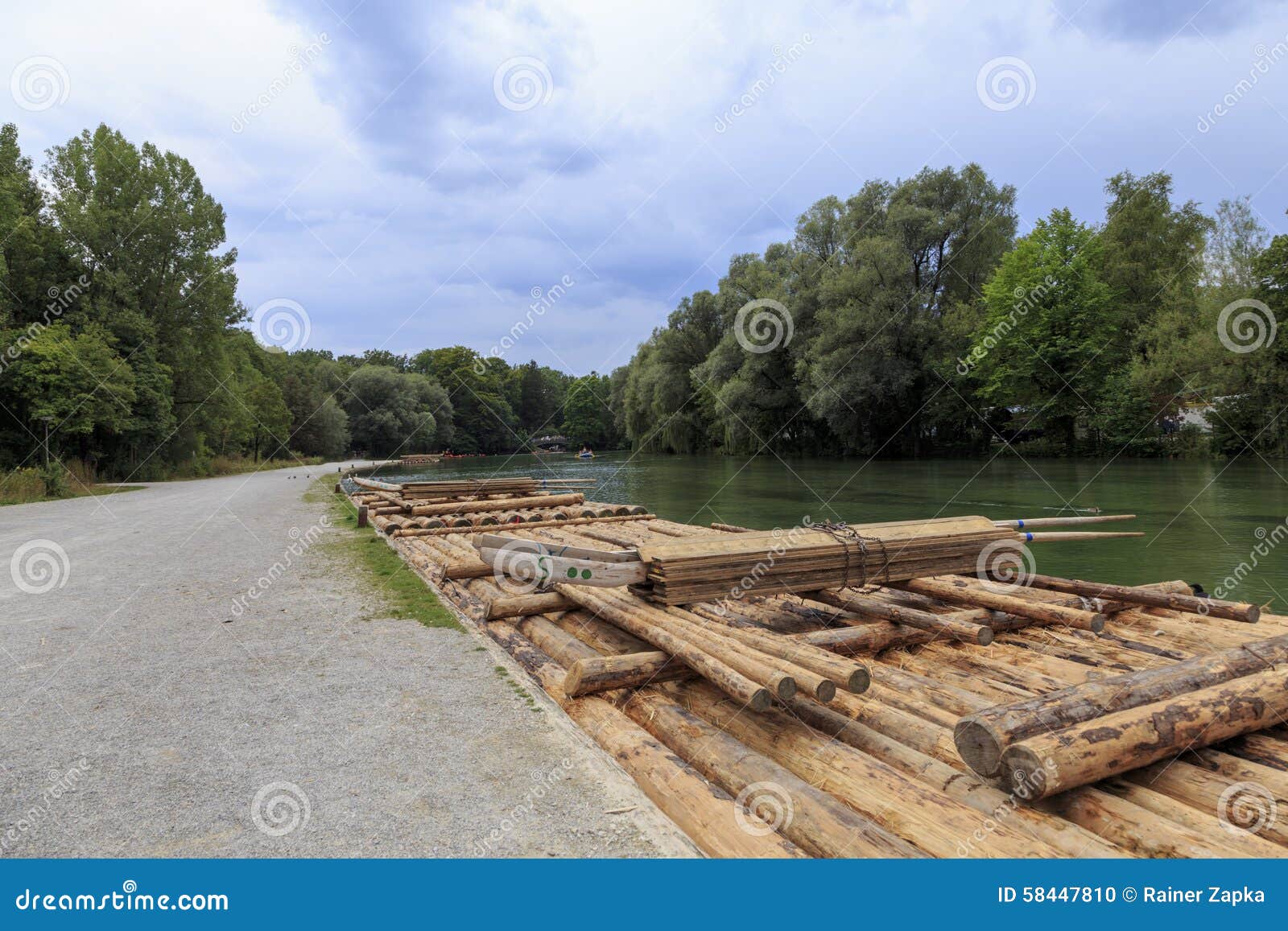 Raft stock photo. Image of water, raft, bole, munich - 58447810