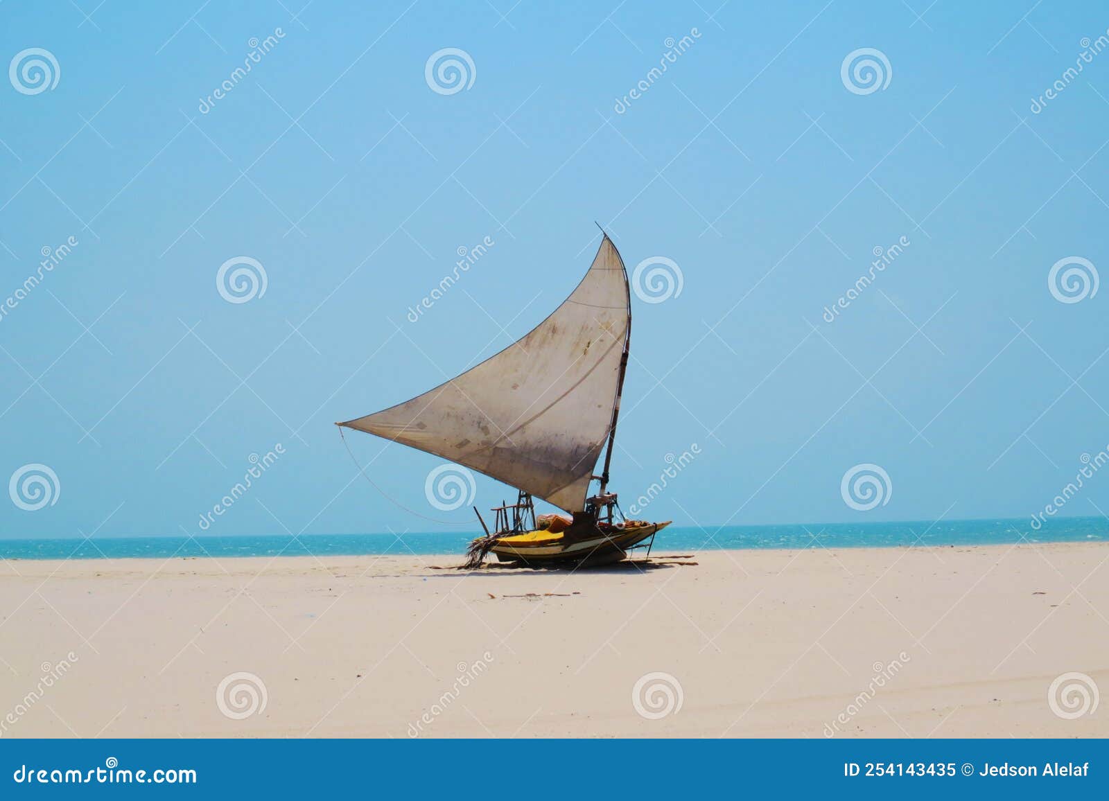Raft Stranded on the Beach Sands Stock Image - Image of beach ...