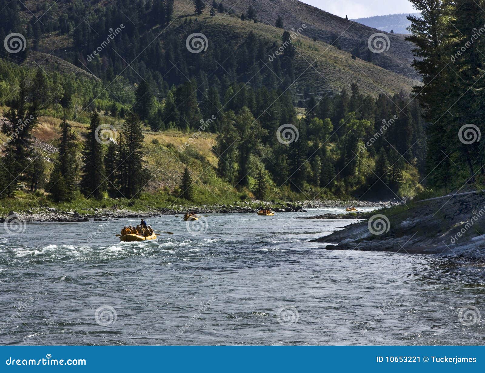 Rafting stock image. Image of float, beginning, landscape - 10653221