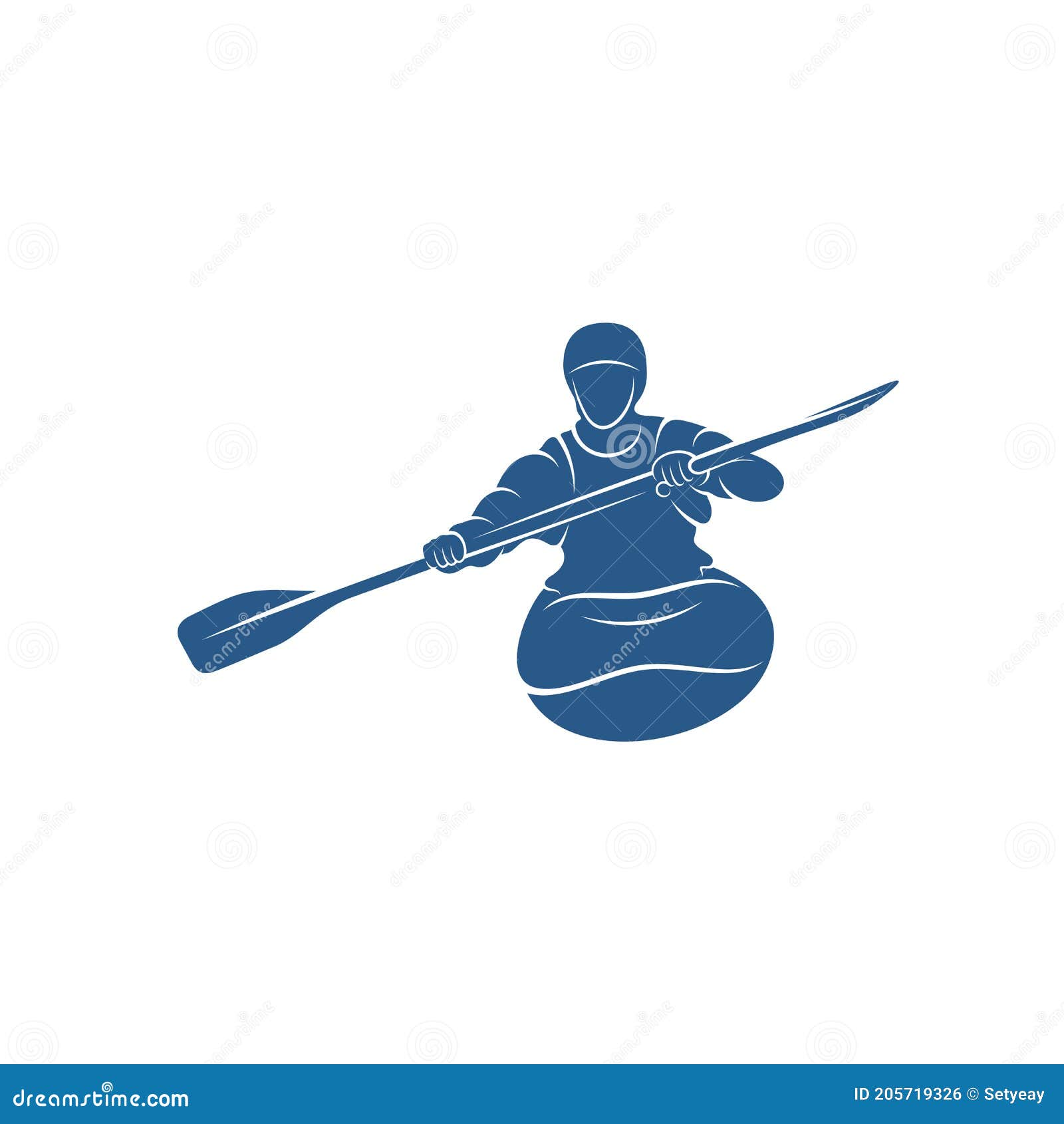 Rafting Design Vector Illustration, Creative Rafting Logo Design ...