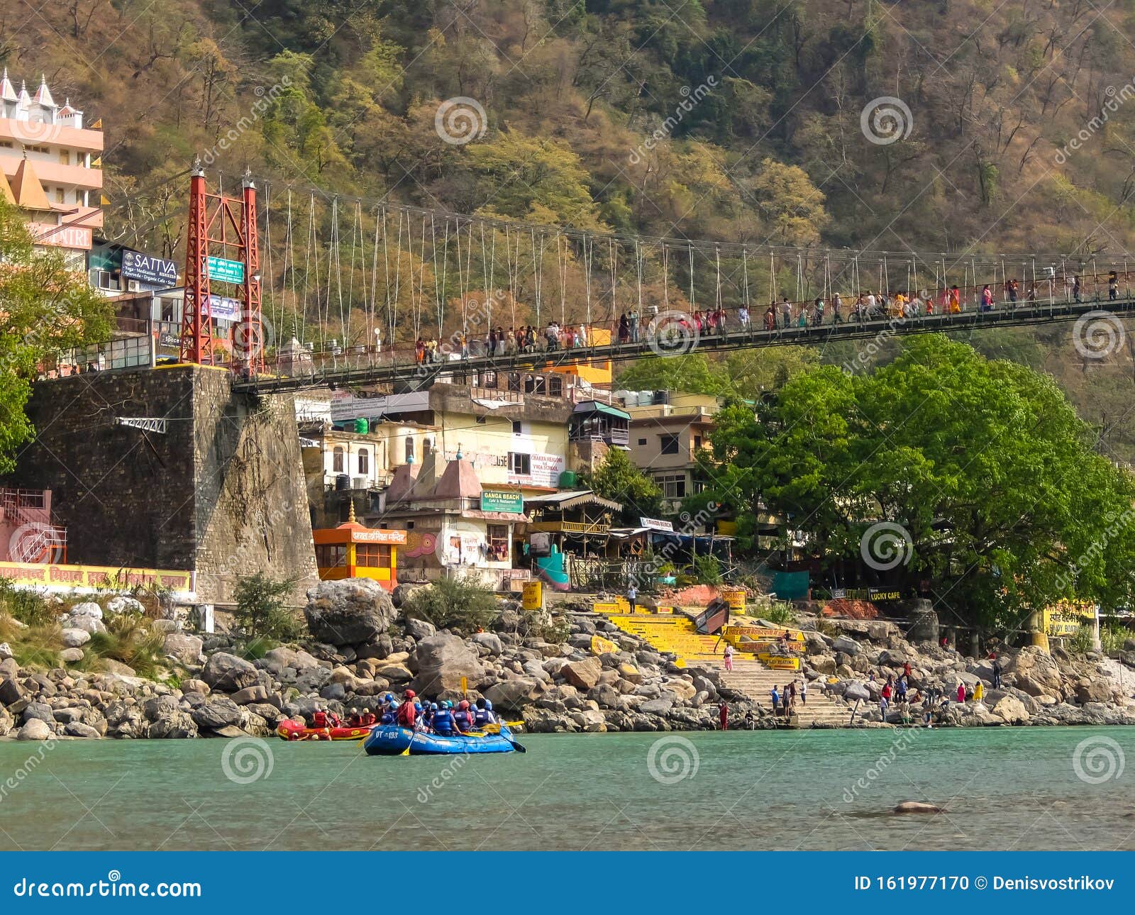 Rafting on Ganga River in Rishikesh, Uttarkhand, India Editorial Image ...