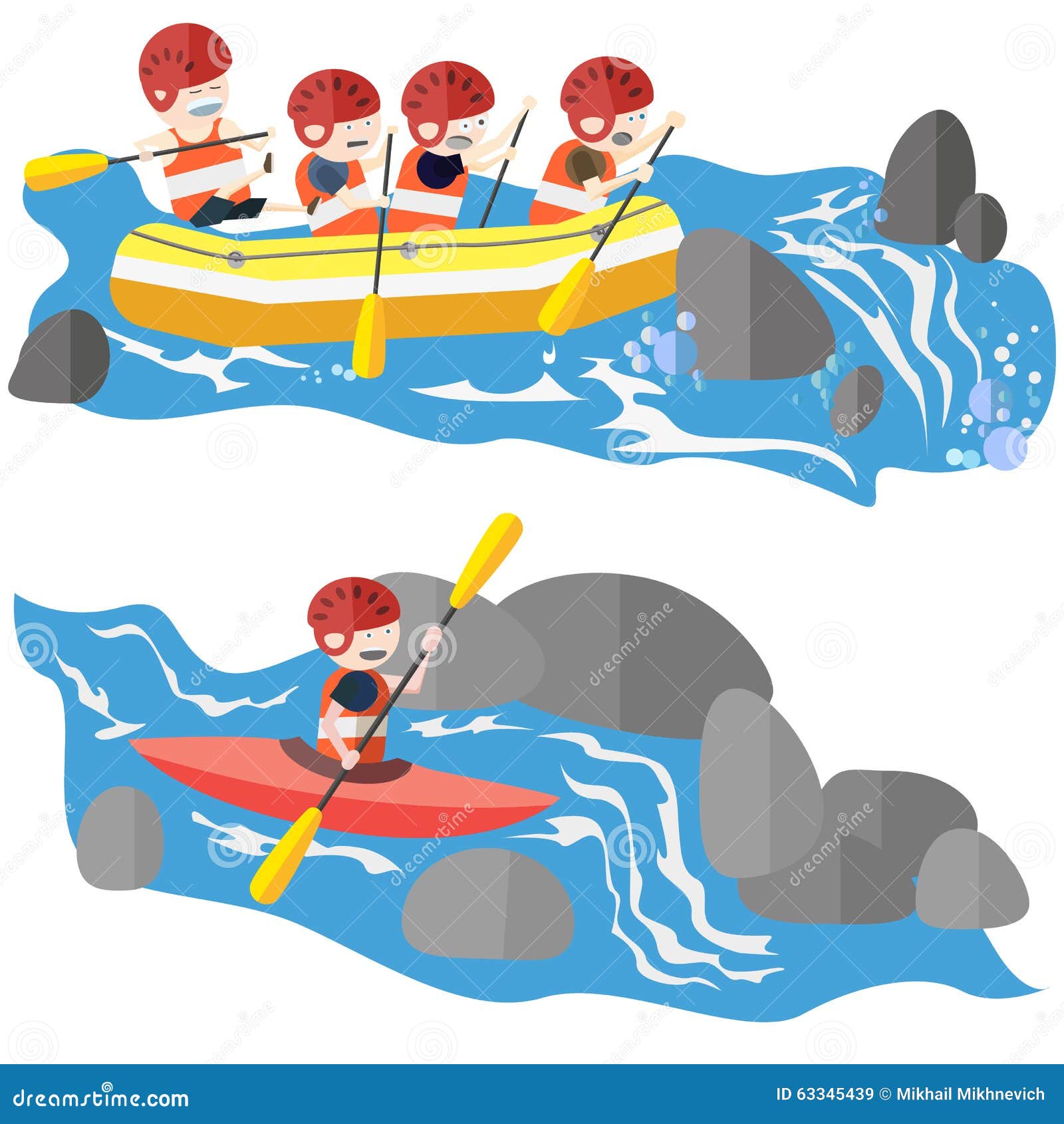 Rafting Stock Illustrations – 1,667 Rafting Stock Illustrations ...