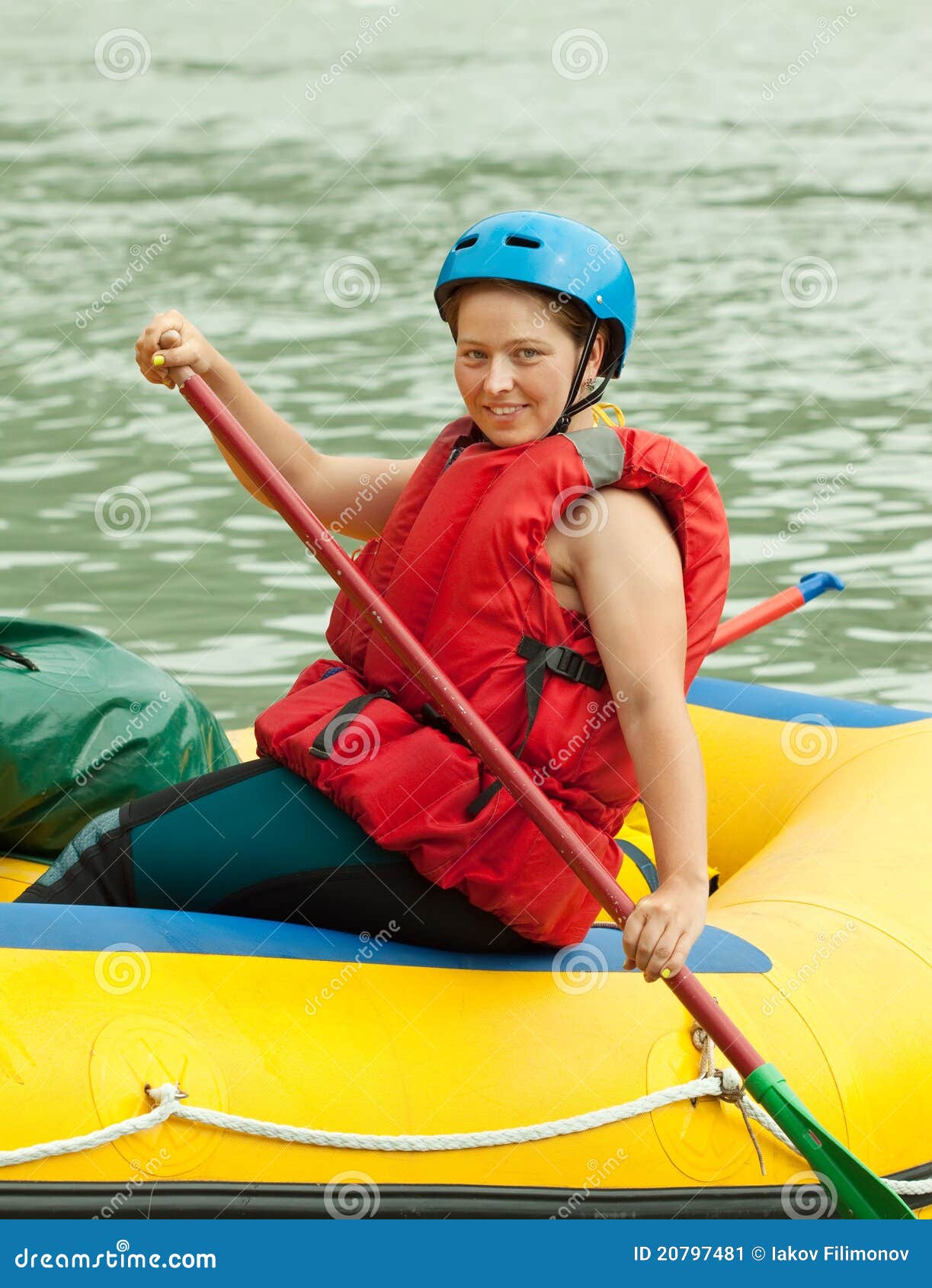 Rafting on the raft stock image. Image of recreation - 20797481