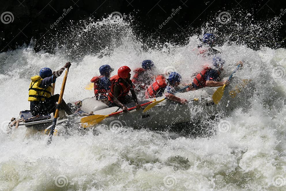 Rafting on a river editorial photography. Image of flow - 29187662