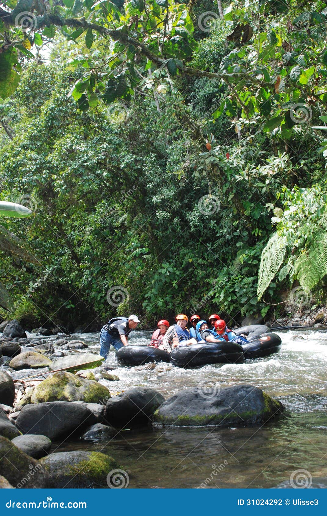 Rafting on a River in Mindo, Ecuador Editorial Photography - Image of ...