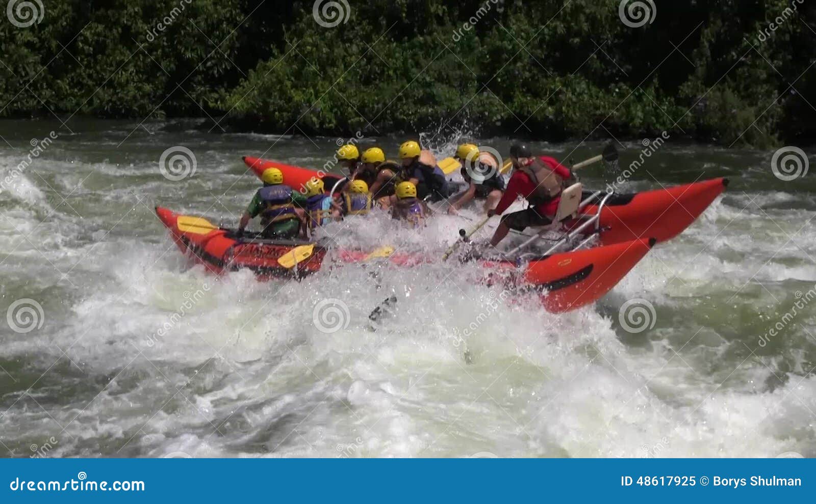 Rafting in Rough Waters the White Nile (children) Stock Video - Video ...