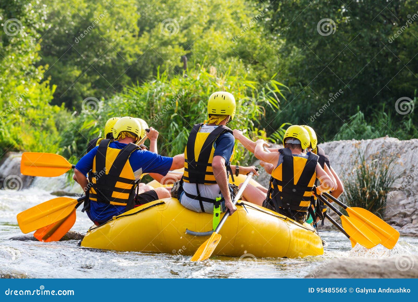 Rafting editorial image. Image of exciting, nature, awesome - 95485565