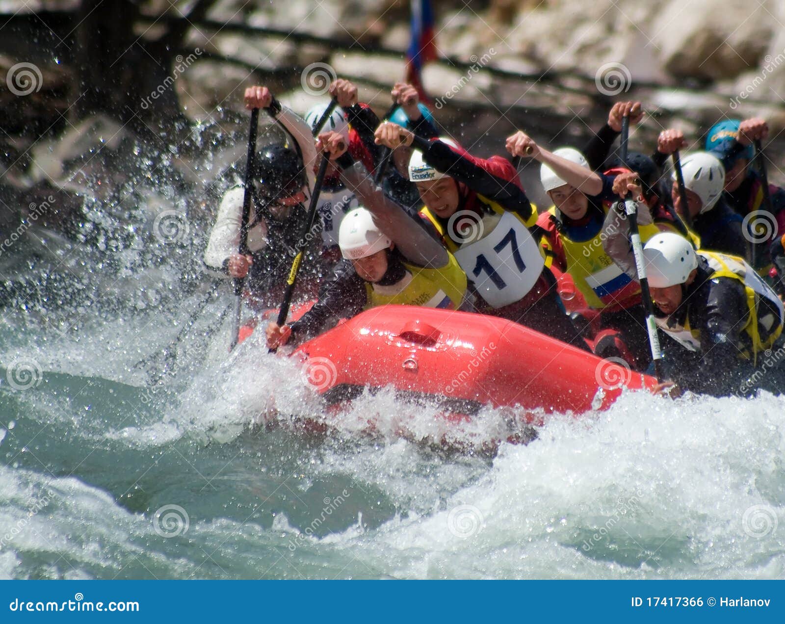 Rafting In Wild Water Editorial Image | CartoonDealer.com #17417366