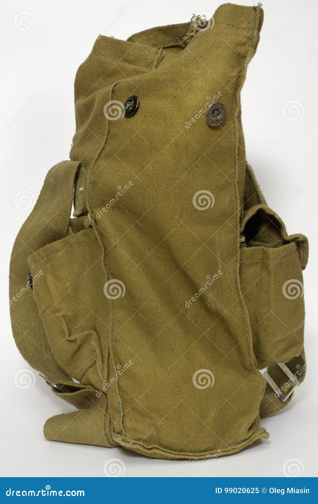 Rag bag from army gas mask stock image. Image of satchel - 99020625