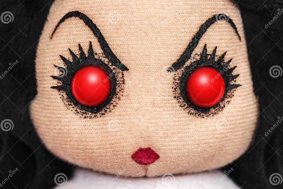 Rag Doll Portrait stock photo. Image of face, angry, hell - 38086222