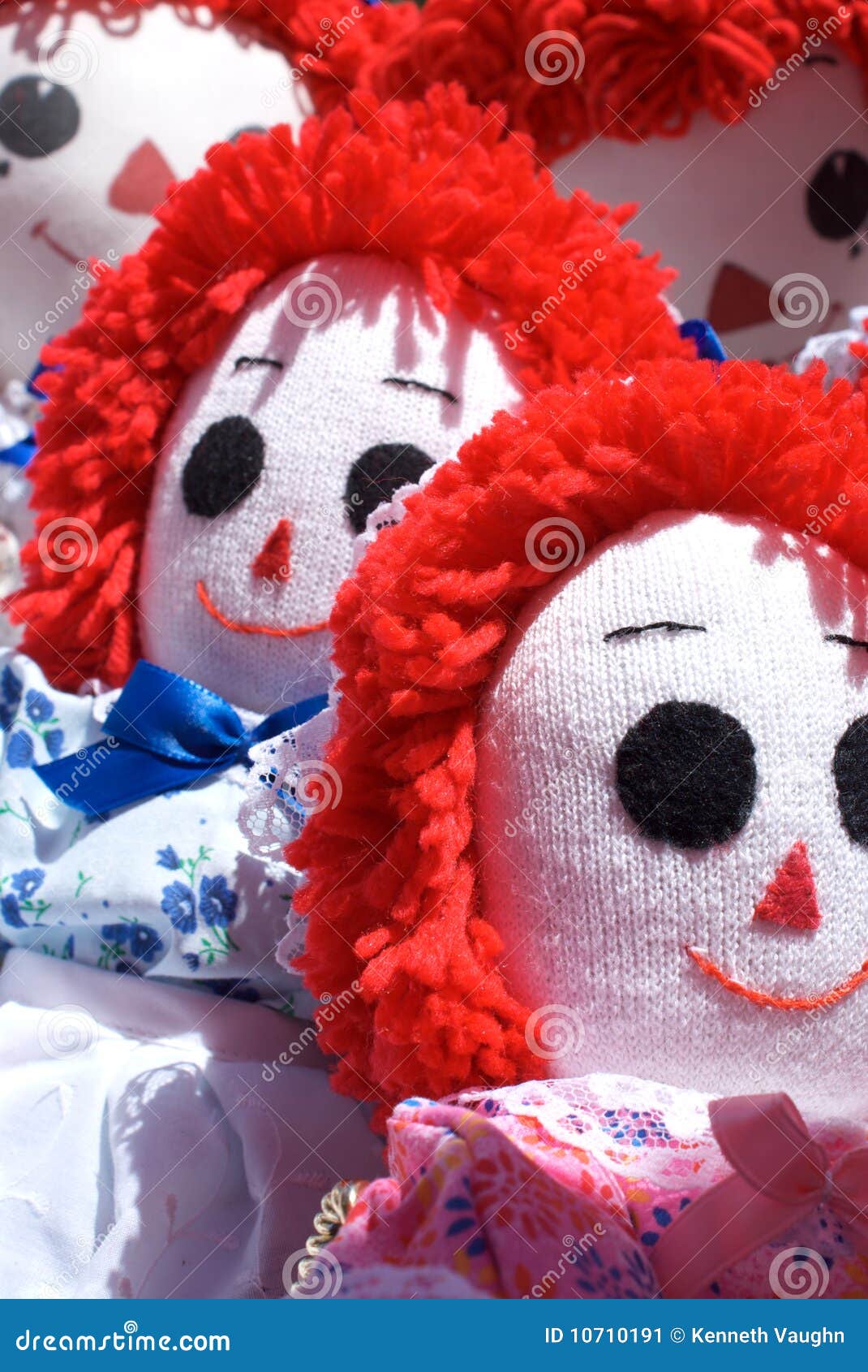 Rag dolls stock image. Image of hair, textile, child - 10710191