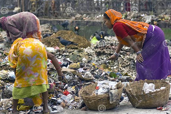 Rag Pickers of Calcutta editorial stock image. Image of person - 20134714