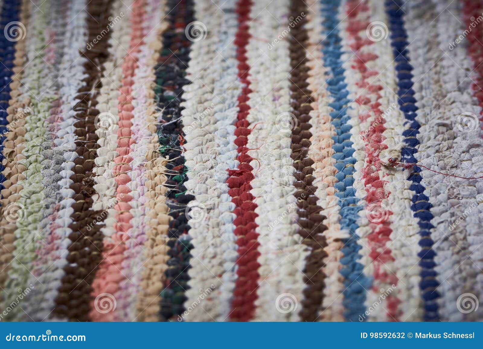 Rag rug stock photo. Image of creativity, floor, knot - 98592632