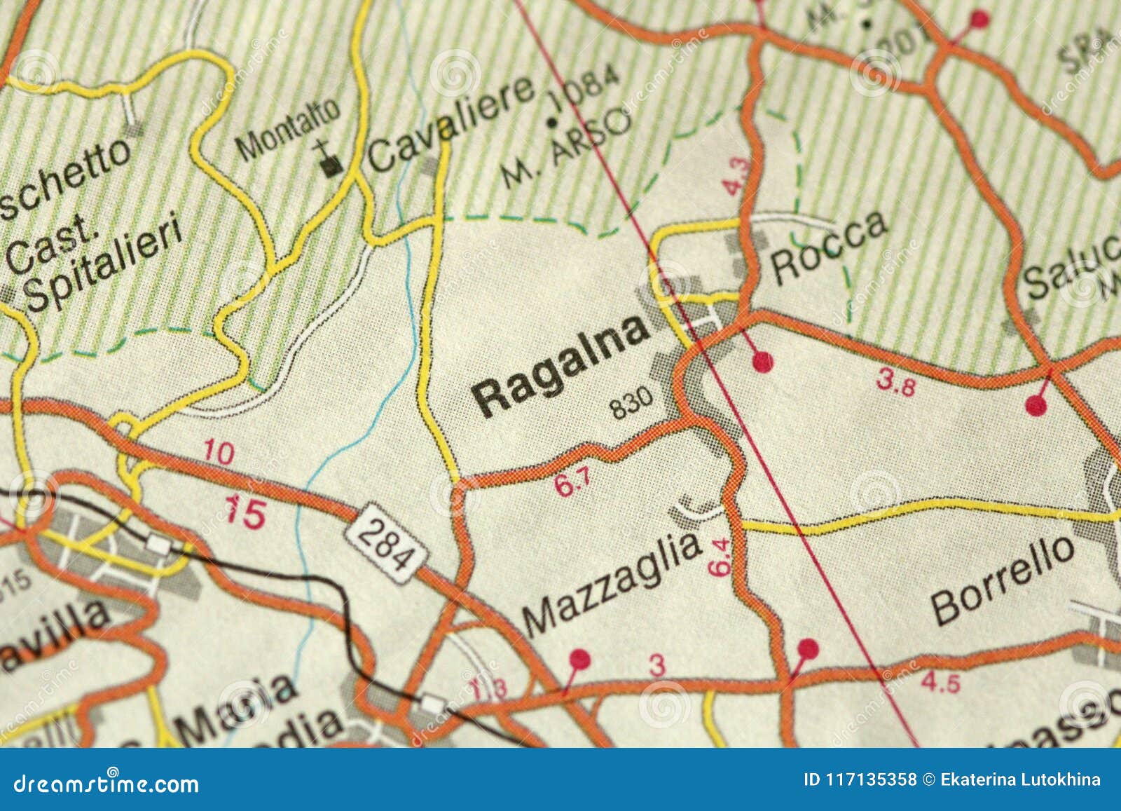 Ragalna. Map stock photo. Image of journey, navigation - 117135358