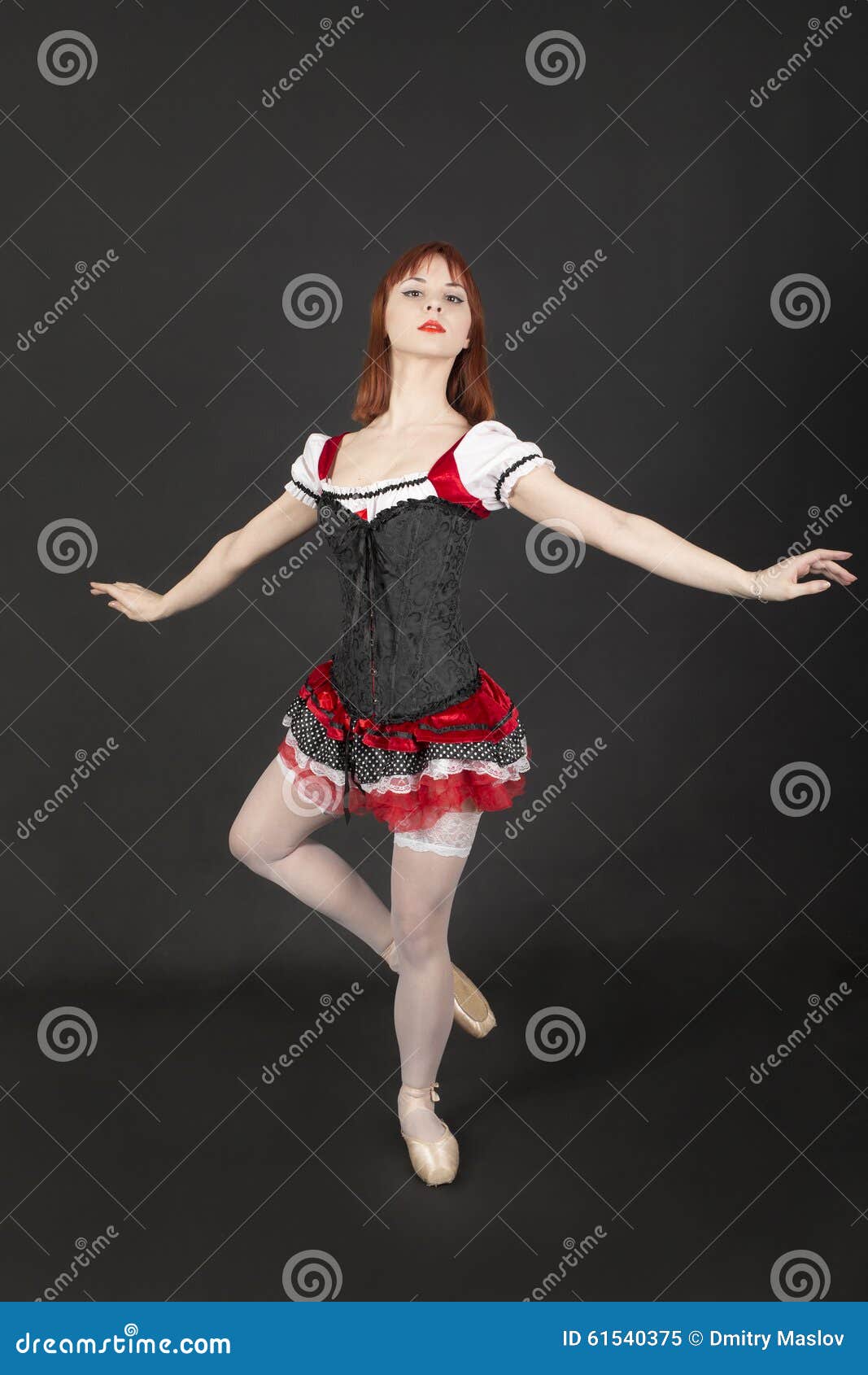 Ragazza Che Balla Un Balletto Immagine Stock - Immagine di ragazze ...