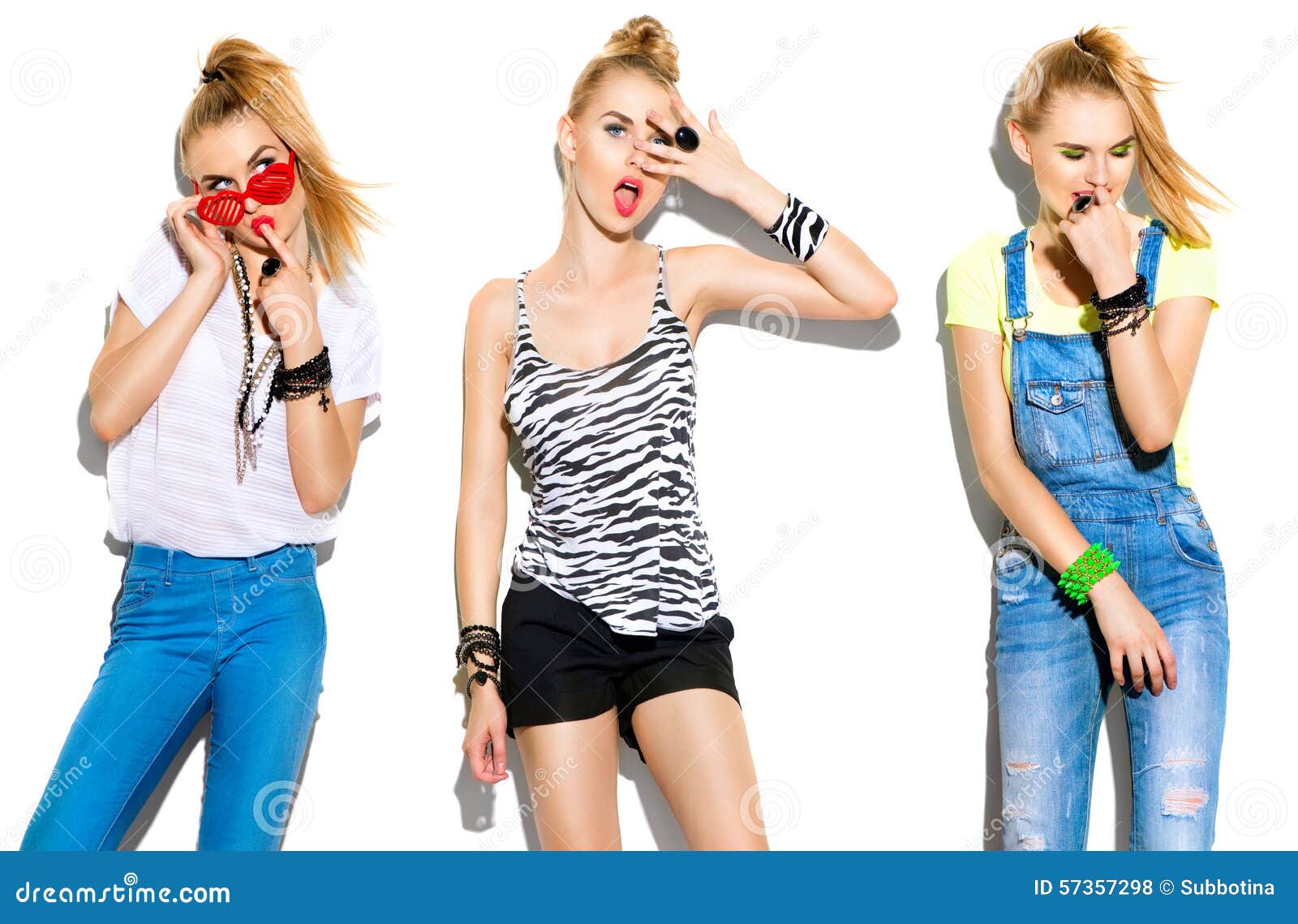 Ragazza Di Modello Alla Moda Di Modo Adolescente Fotografia Stock ...