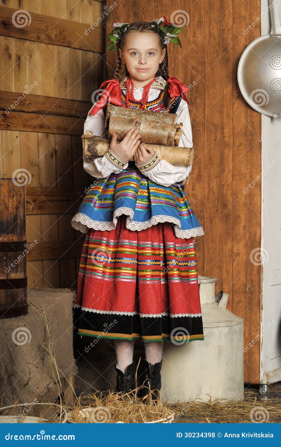 Ragazza polacca fotografia stock. Immagine di etnico - 30234398