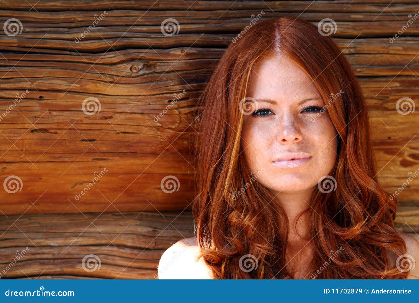 Ragazza Red-haired immagine stock. Immagine di casuale - 11702879
