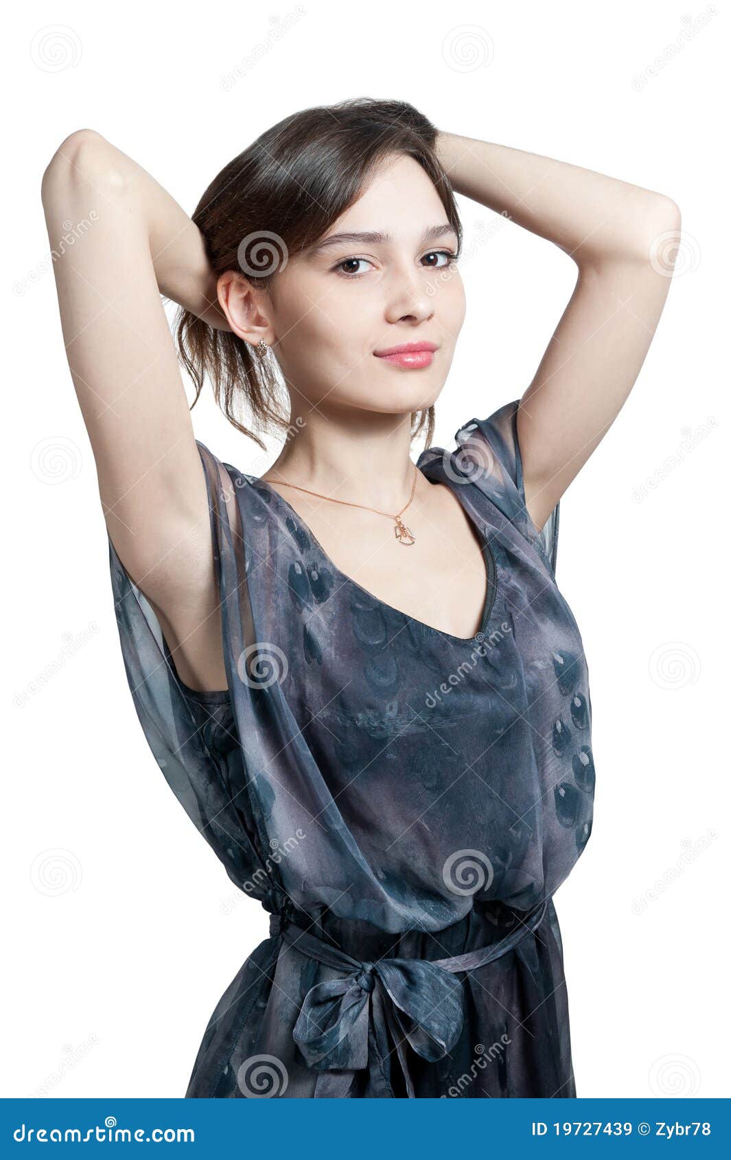 Ragazza Sexy in Vestito Trasparente Immagine Stock - Immagine di ...