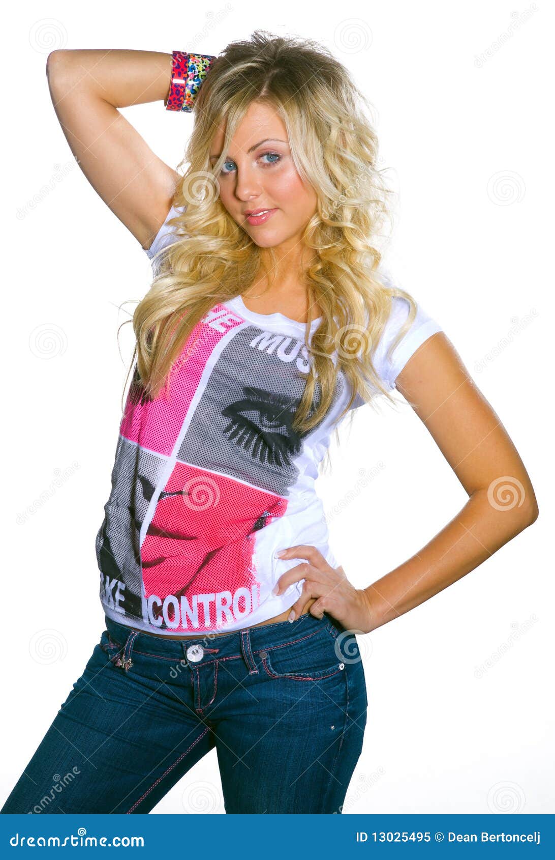 Ragazza teenager immagine stock. Immagine di occhio, stile - 13025495