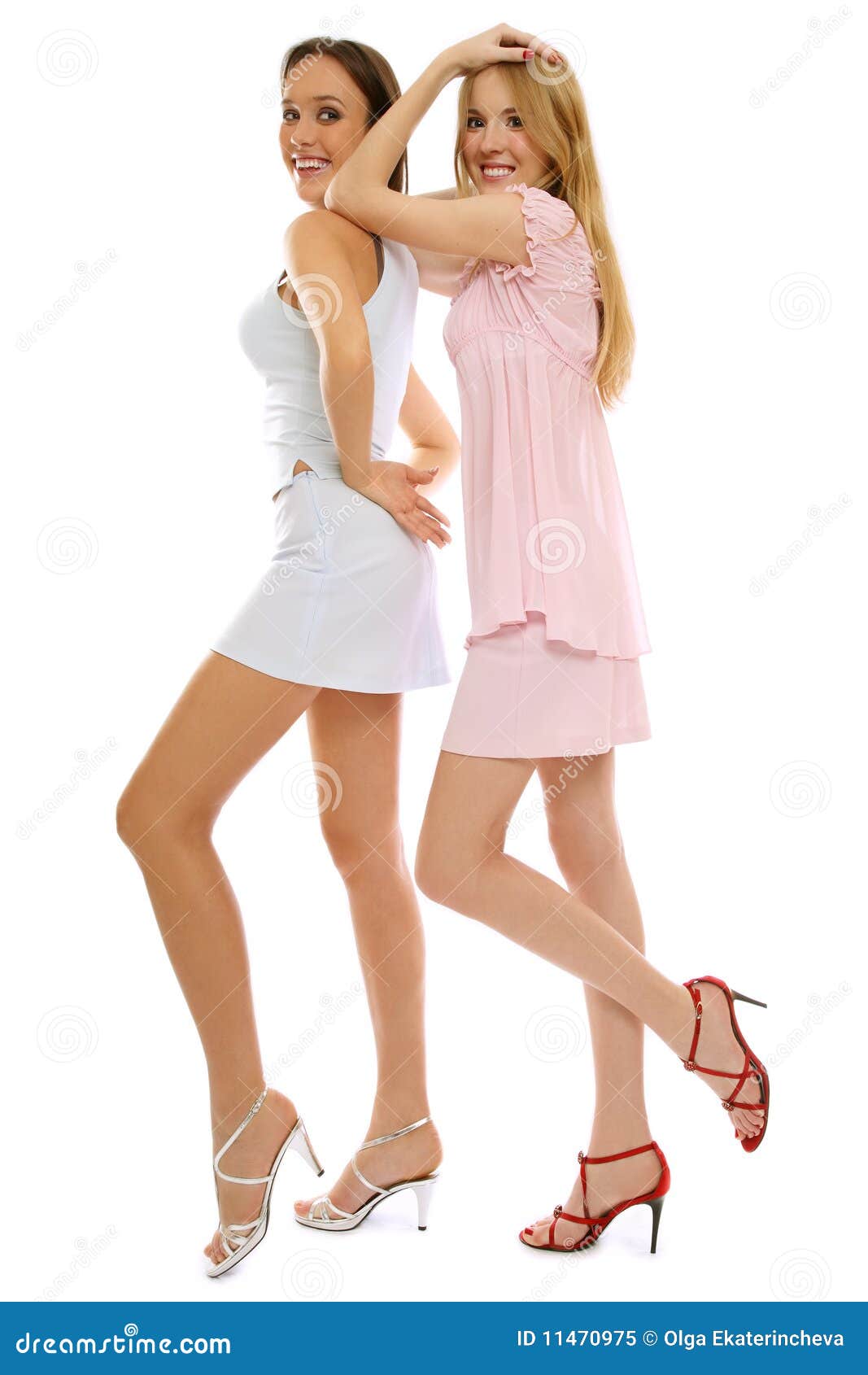 Ragazze alla moda immagine stock. Immagine di femminilità - 11470975