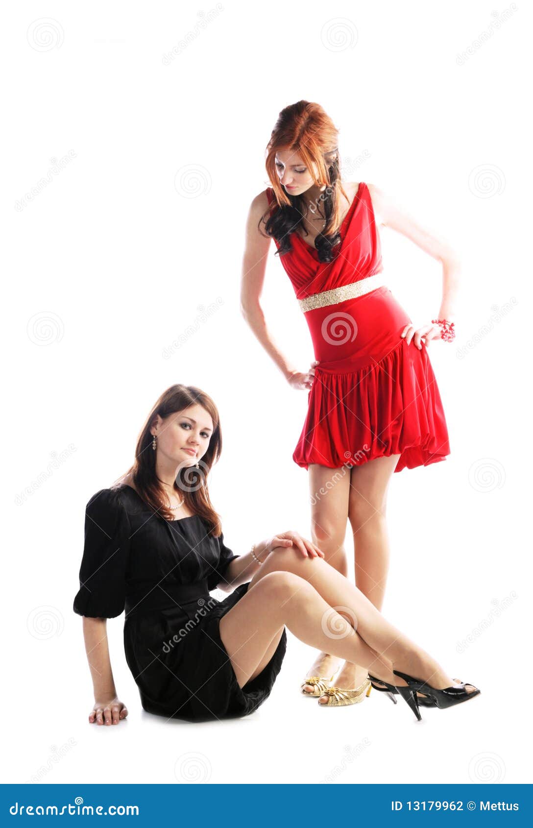 Ragazze alla moda fotografia stock. Immagine di abbastanza - 13179962