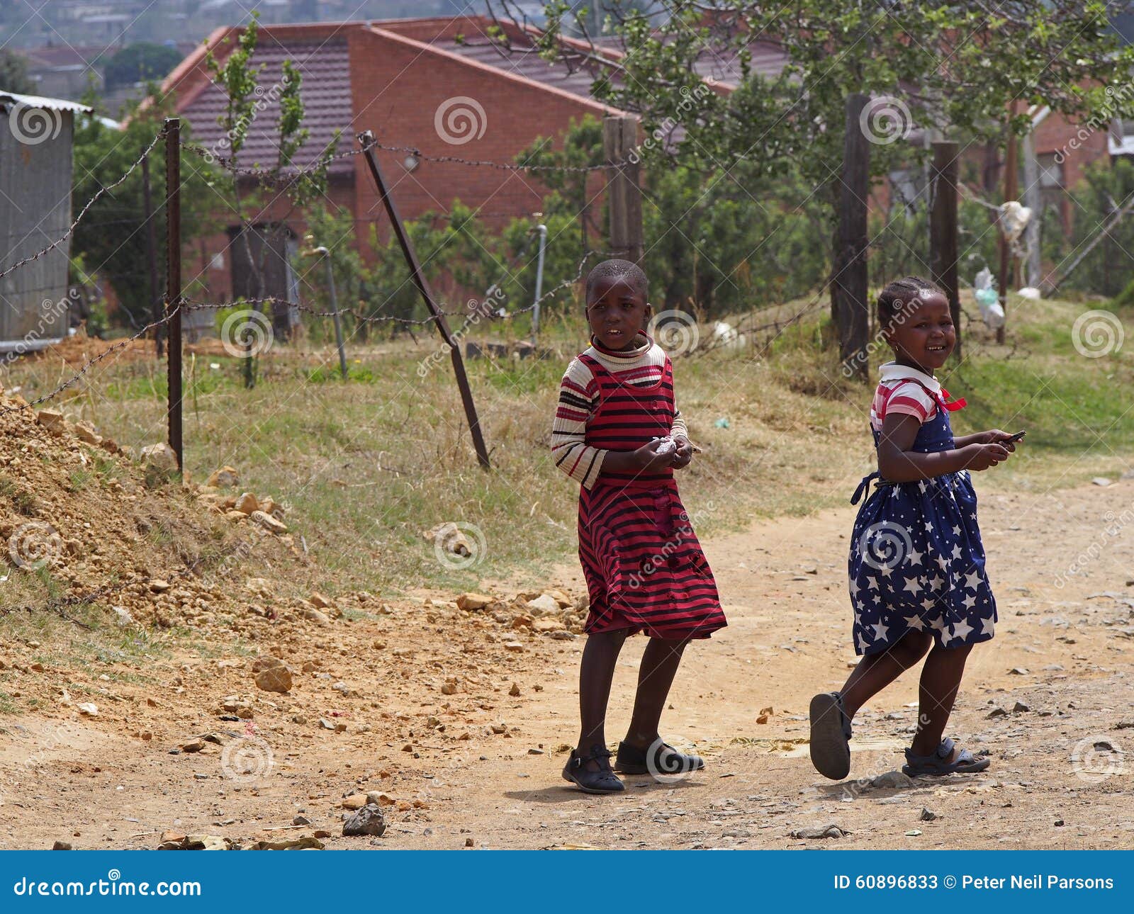 RAGAZZE DEL LESOTHO fotografia stock editoriale. Immagine di abbastanza ...