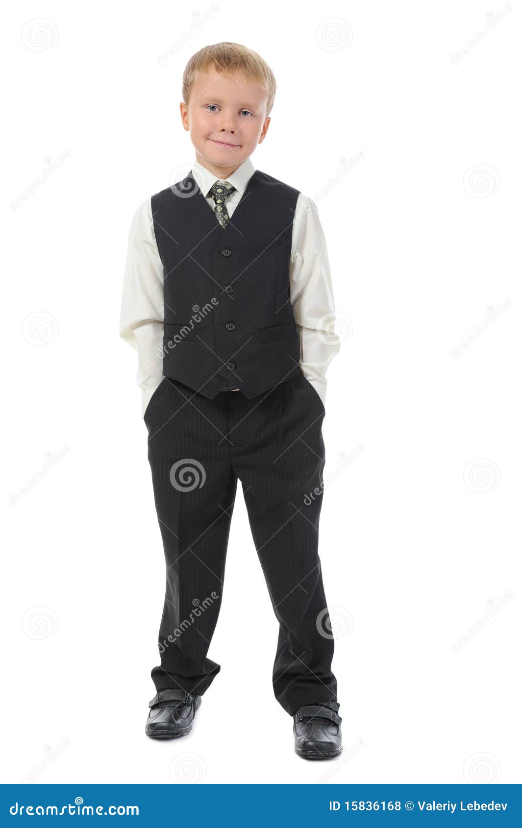 Ragazzo Nel Vestito Alla Moda Fotografia Stock - Immagine di ...