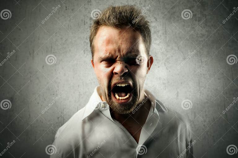 Rage stock image. Image of adult, voice, crack, anger - 12186783
