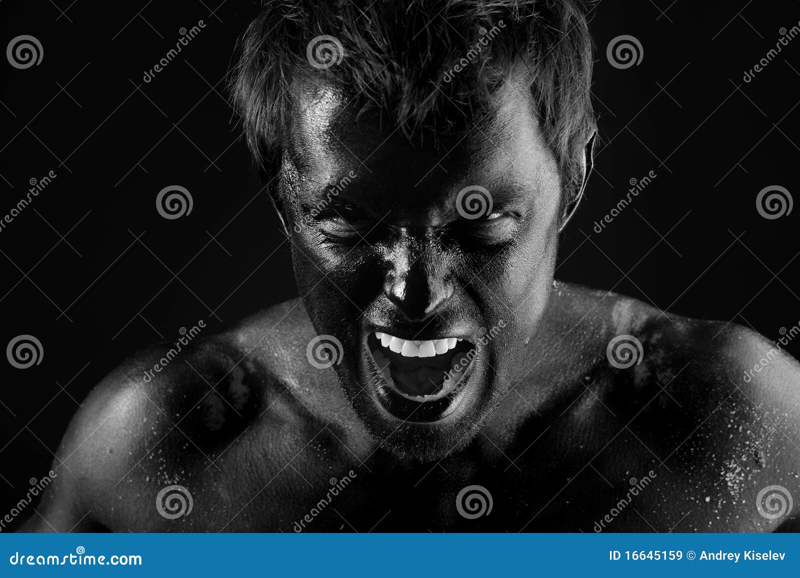 Rage stock image. Image of handsome, muscles, muscular - 16645159