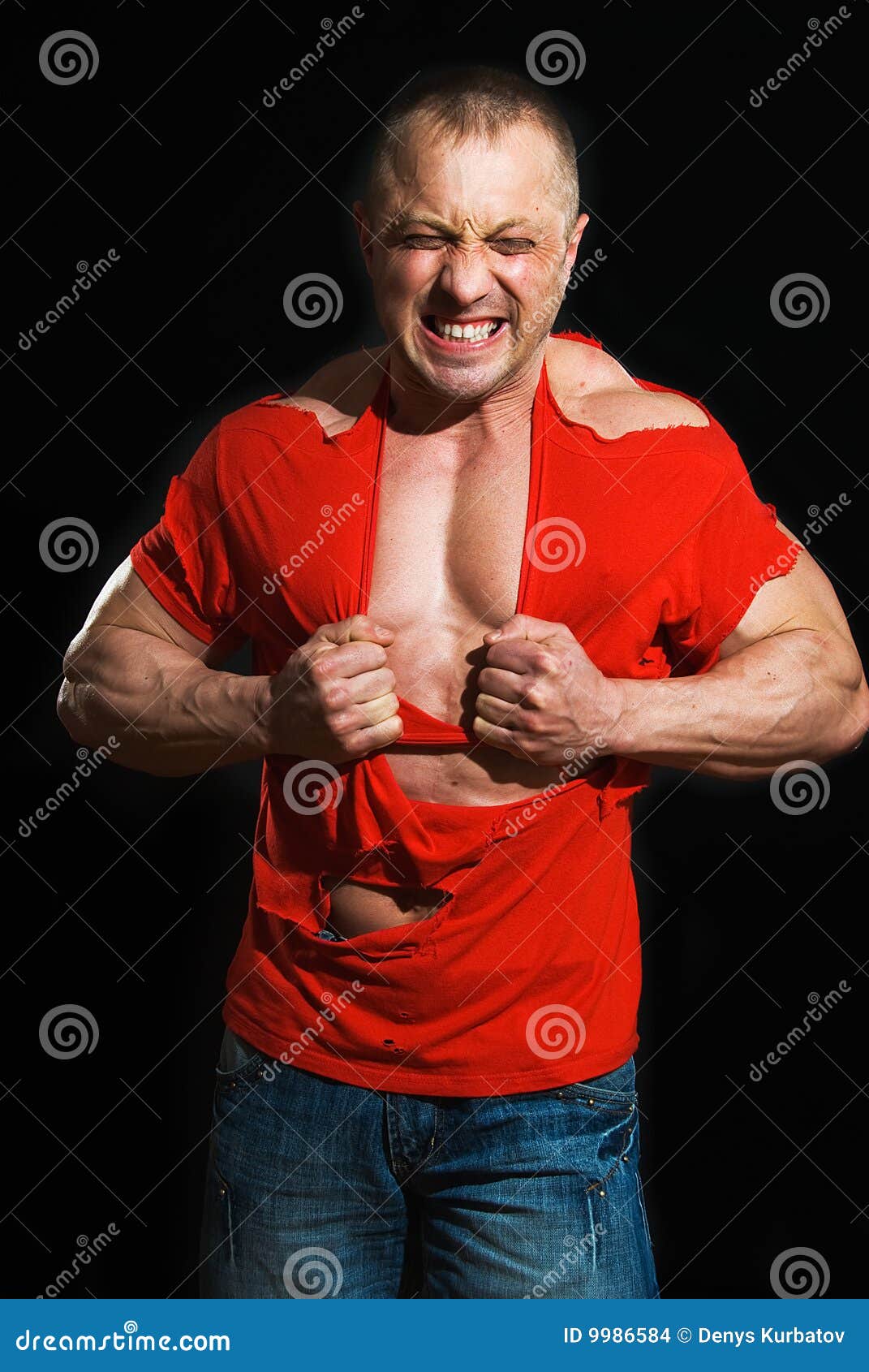 Rage stock photo. Image of arms, aggressive, muscle, face - 9986584