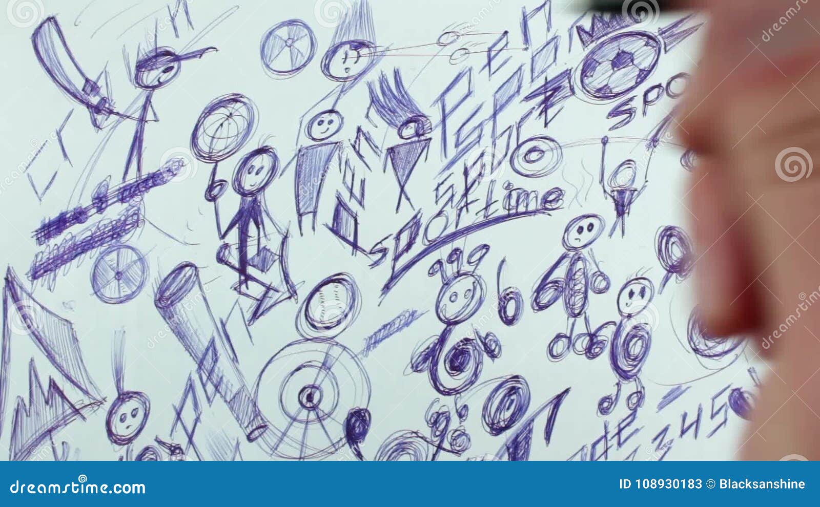 Rage and drawing stock video. Video of irritation, artist - 108930183