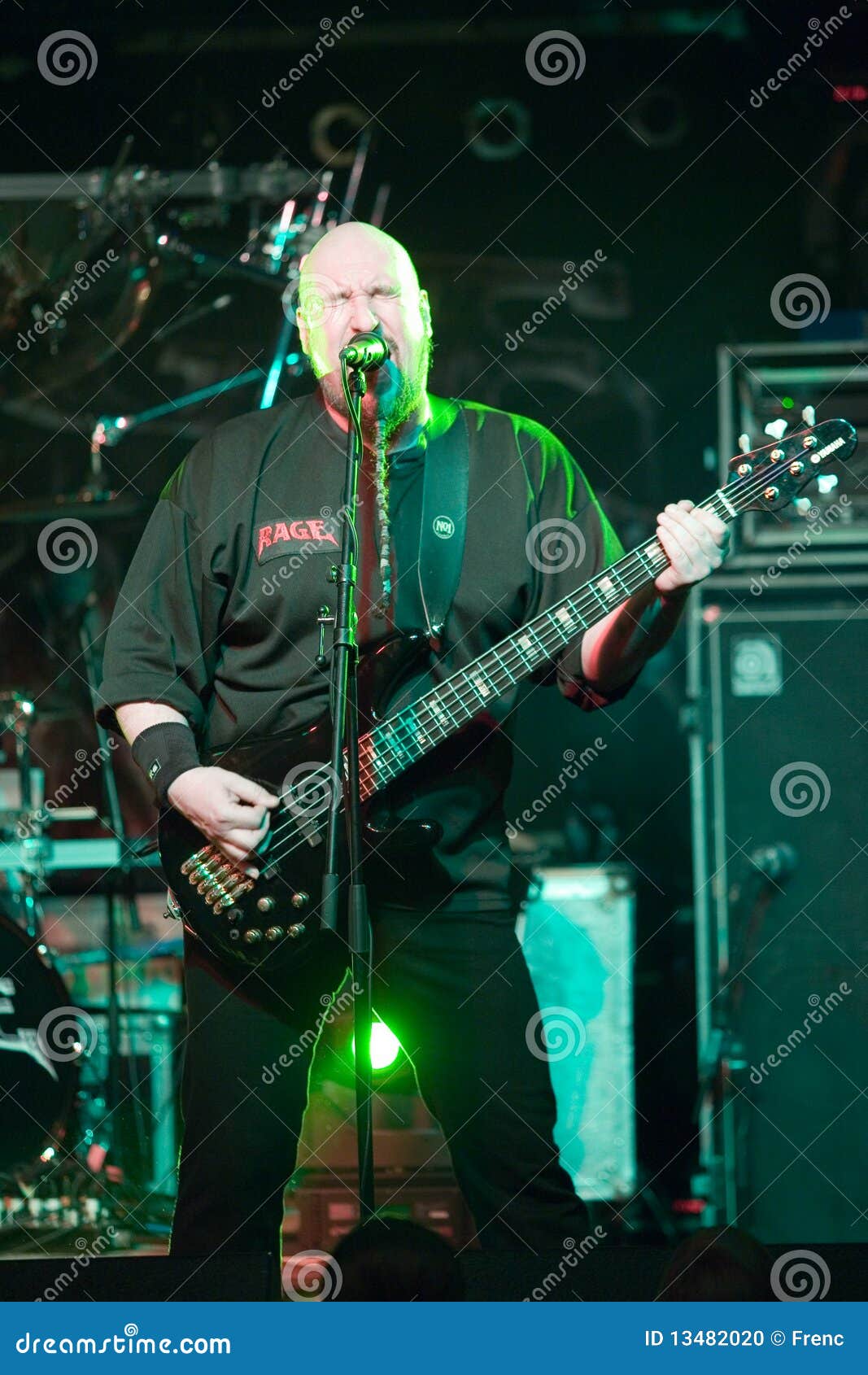 RAGE, German Heavy Metal Band Perform Editorial Image - Image of rage ...